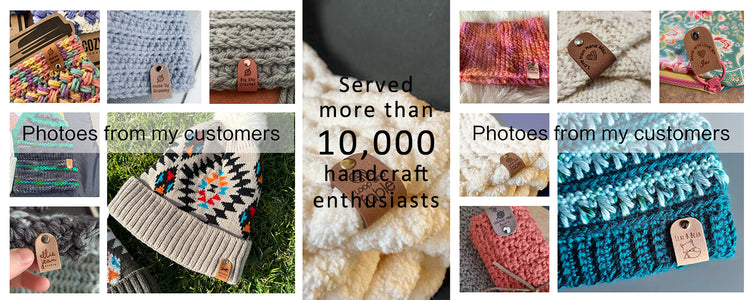 Custom crochet tags for your handmade items – Henry Design Studio